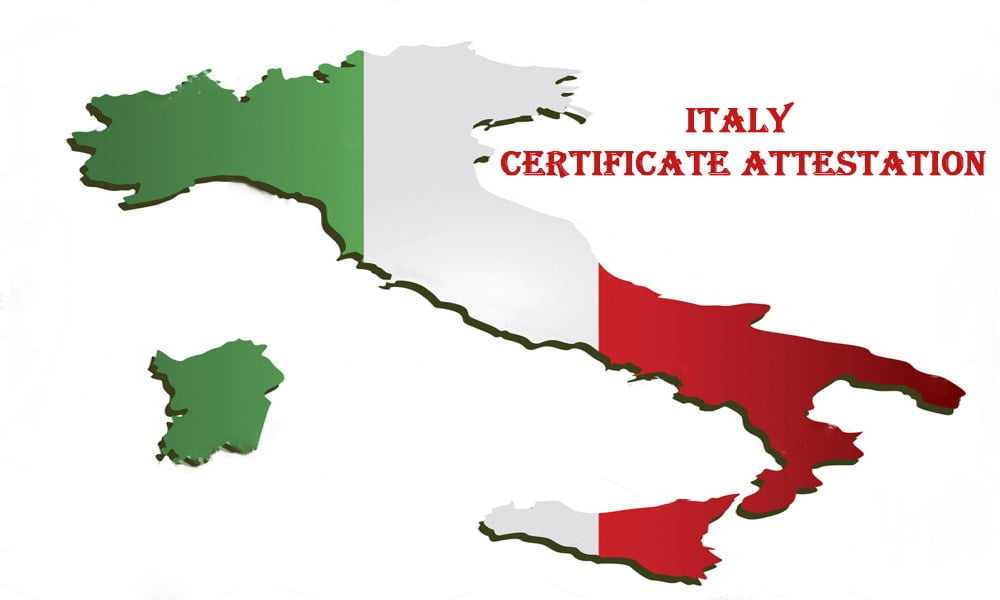 Italy Certificate Attestation | Italy Embassy in Dubai